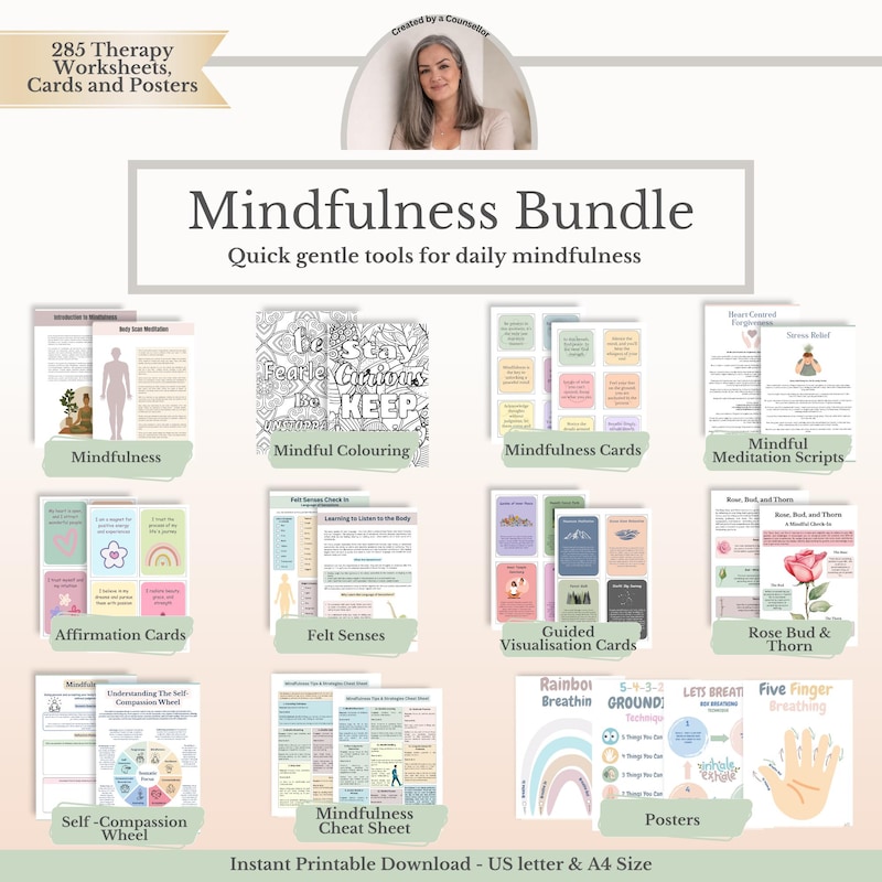 Printable Grounding Cards - Etsy