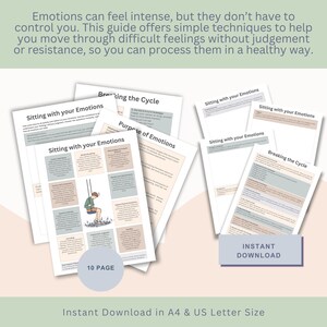 Emotional Awareness Worksheet PDF | Feelings Regulation, Self-help ...