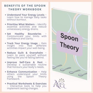 Spoon Theory Workbook for Energy Management, ADHD, Chronic Illness ...