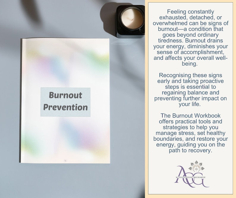 Burnout Workbook, Stress Management Tips, Therapy Worksheets Instant ...