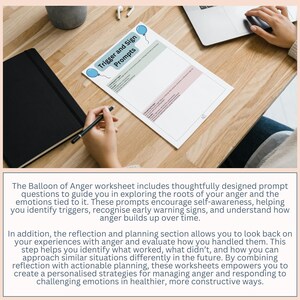 Anger Balloon Metaphor Worksheet for Emotional Regulation & Anger ...