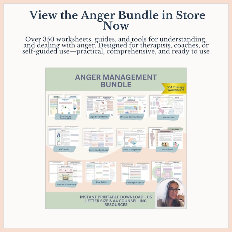 Anger Iceberg Worksheet: Trauma Therapy & Counselling (PDF) - Etsy