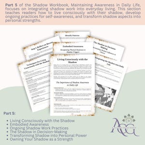 Shadow Workbook 300+ Pages and Journal for Self-discovery & Mind Body ...