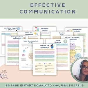 Effective Communication Workbook for Teens and Adults, Communication ...