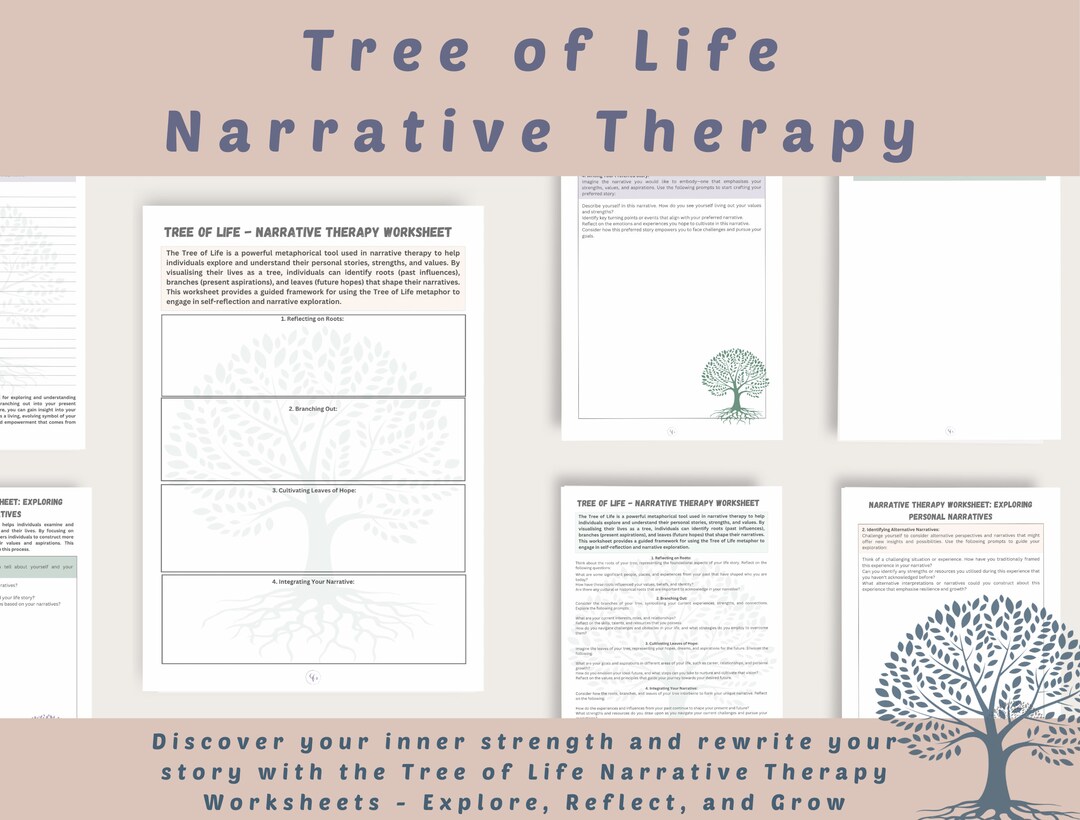 Tree of Life Worksheets / Trauma Tree / CBT / Counselling Tools ...