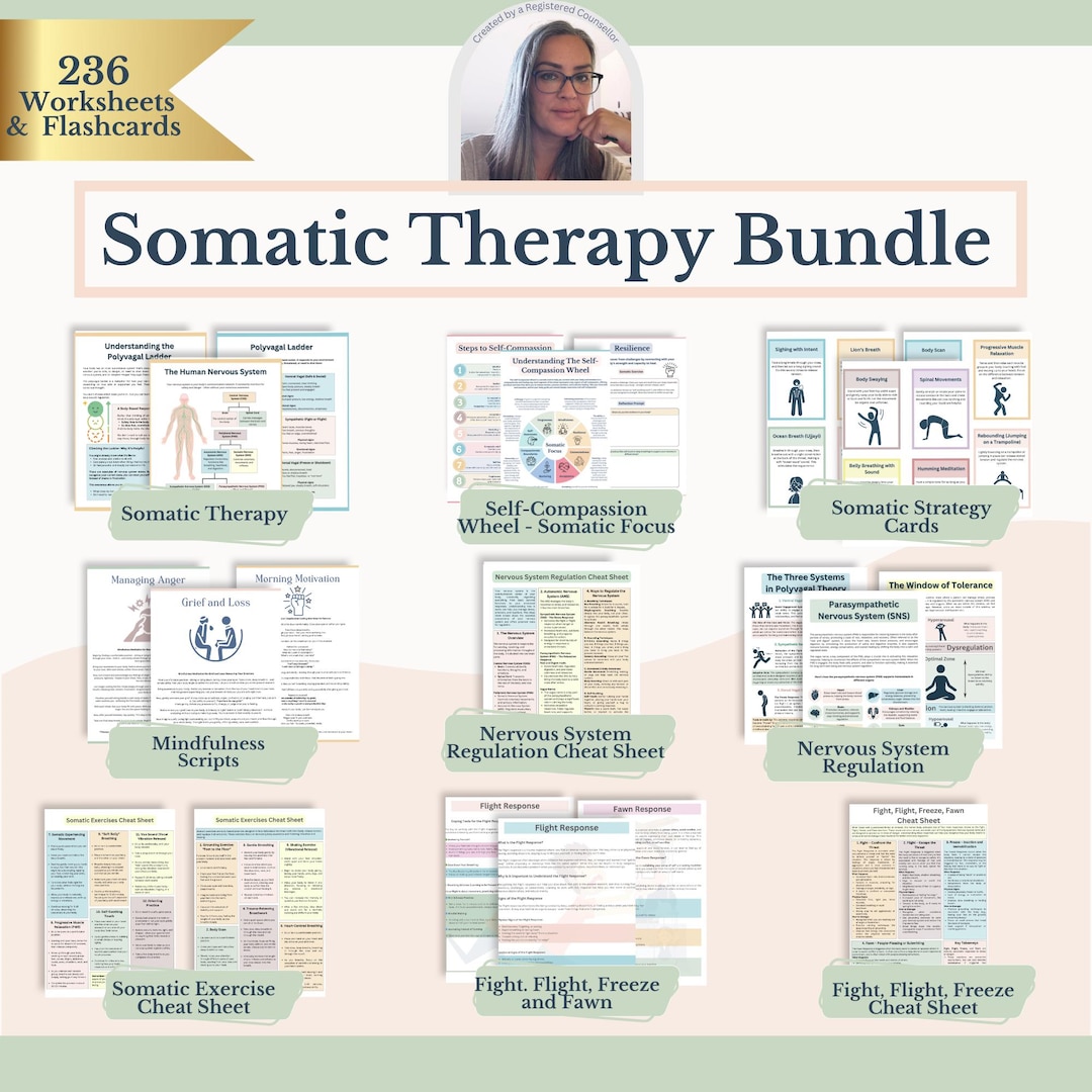 Somatic Therapy Bundle for Nervous System Regulation & Healing ...