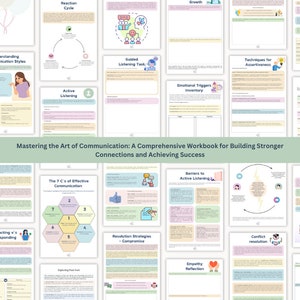 Effective Communication Workbook for Teens and Adults, Communication ...