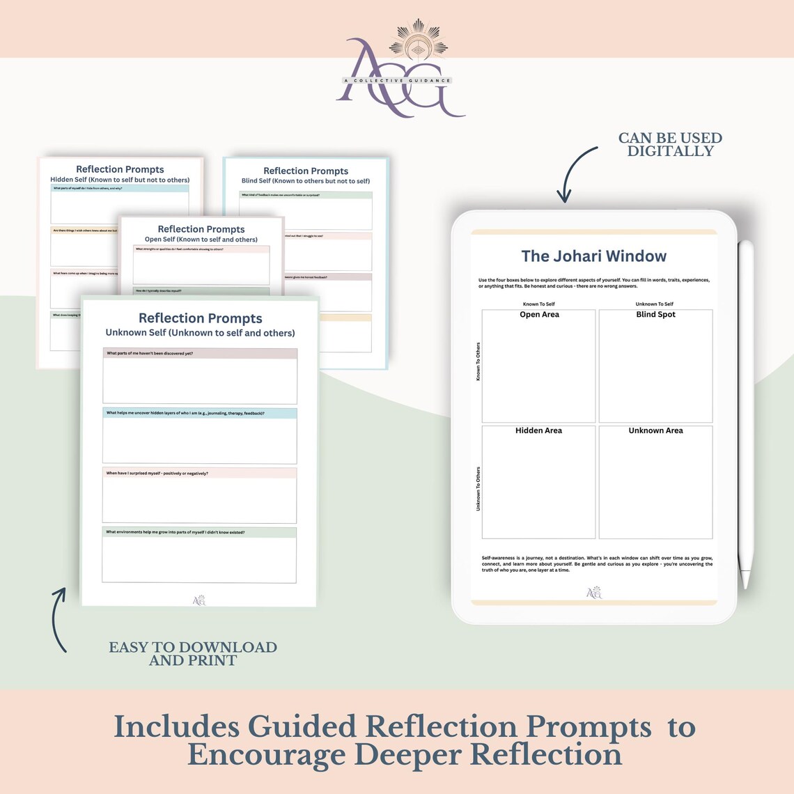 Johari Window Worksheet: Group Therapy & Counseling Tool (PDF) - Etsy