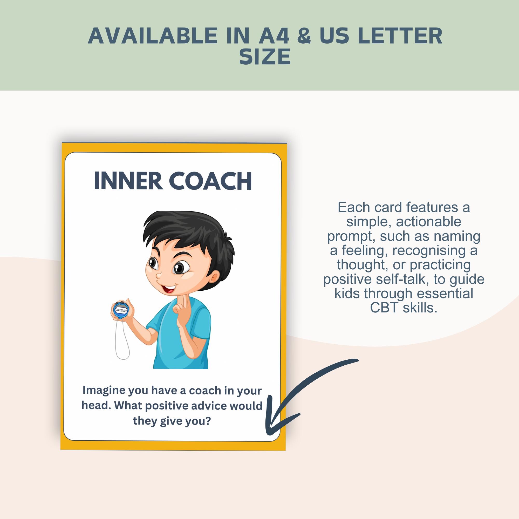 Kids Therapy Cards - Cognitive Behavioural Therapy Tools, Coping Skills ...
