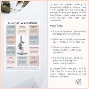 Emotional Awareness Worksheet PDF | Feelings Regulation, Self-help ...