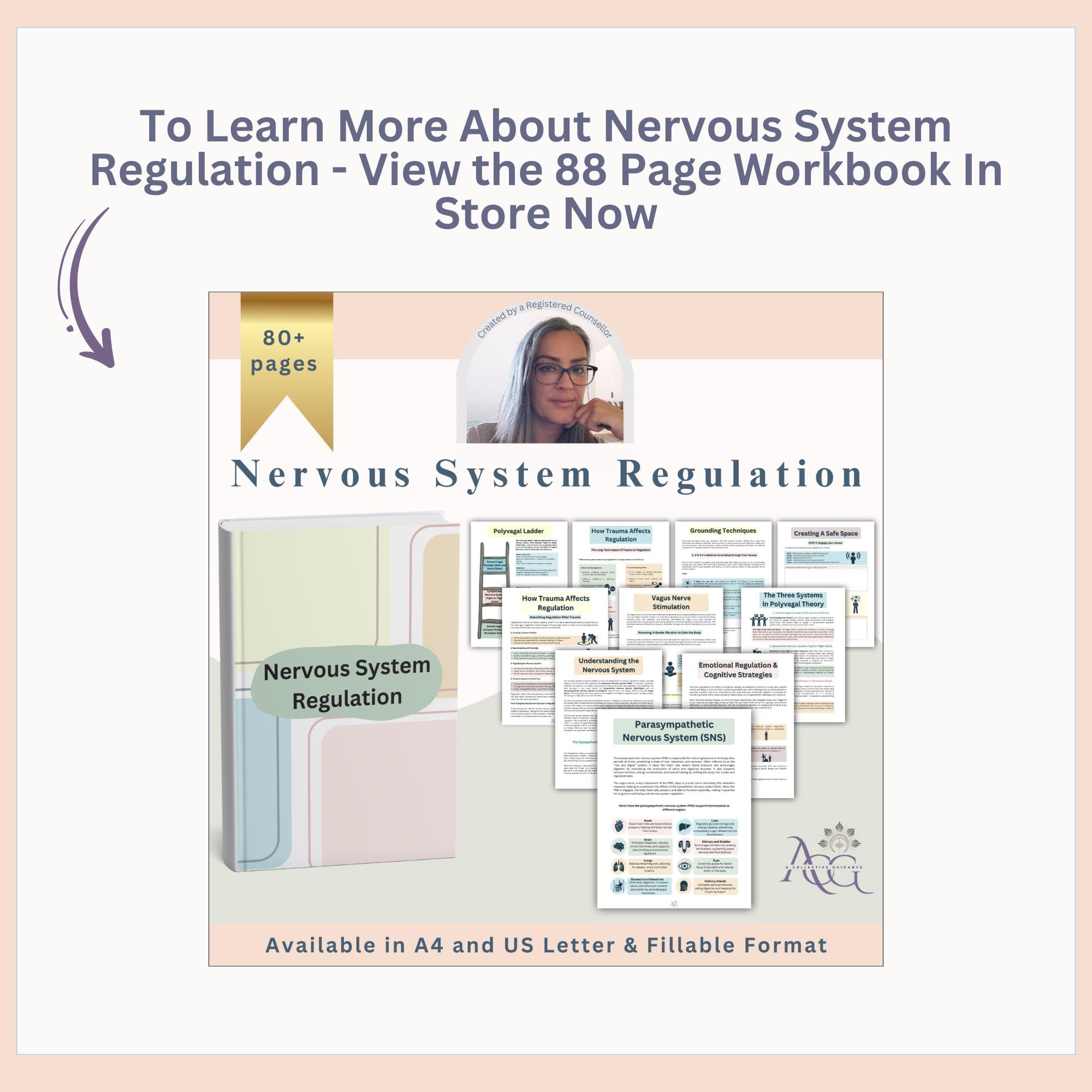 Nervous System Regulation Cheat Sheet: Stress Relief Tools (PDF) - Etsy