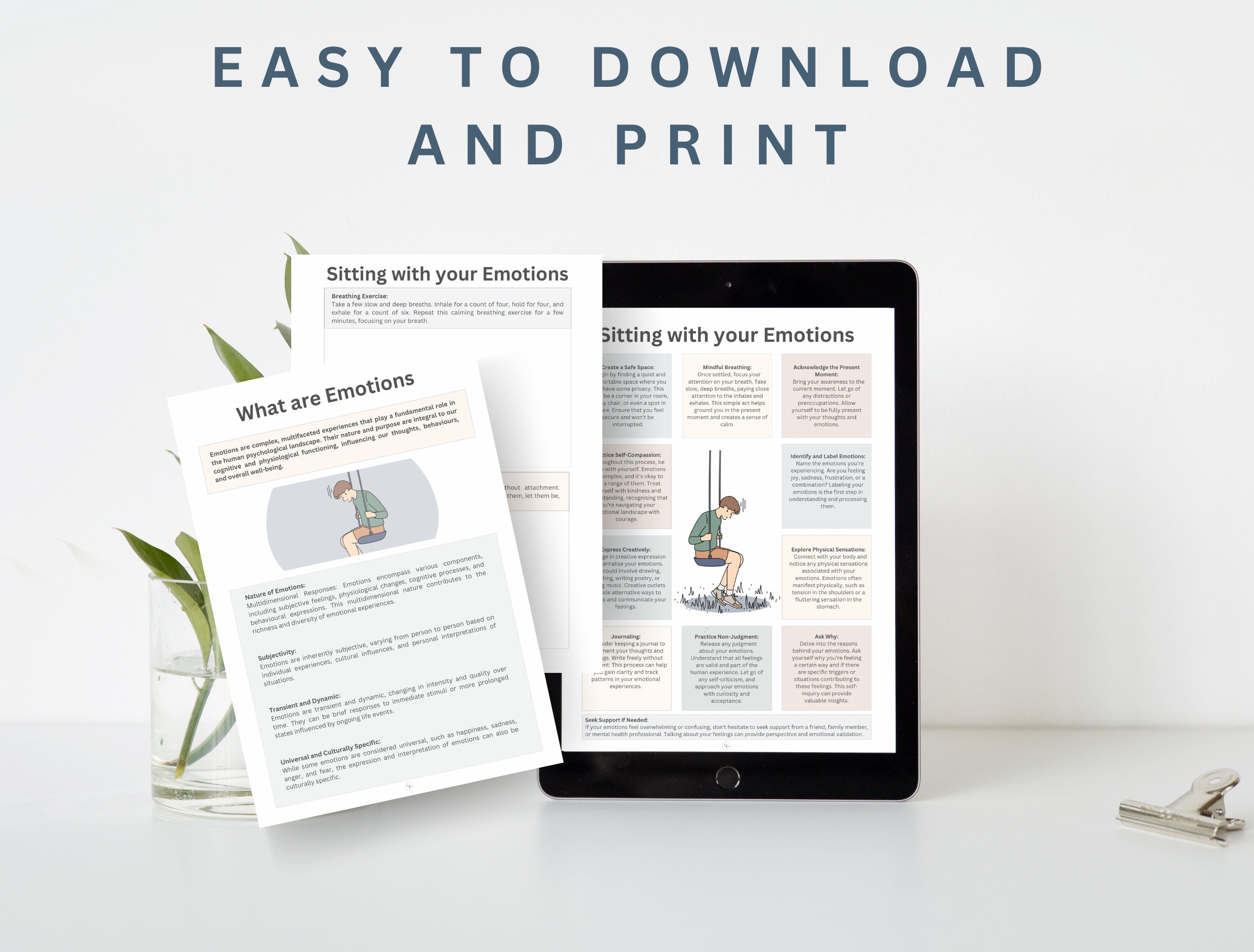 Sitting With Your Emotions / Emotional Awareness / Sitting With Your ...