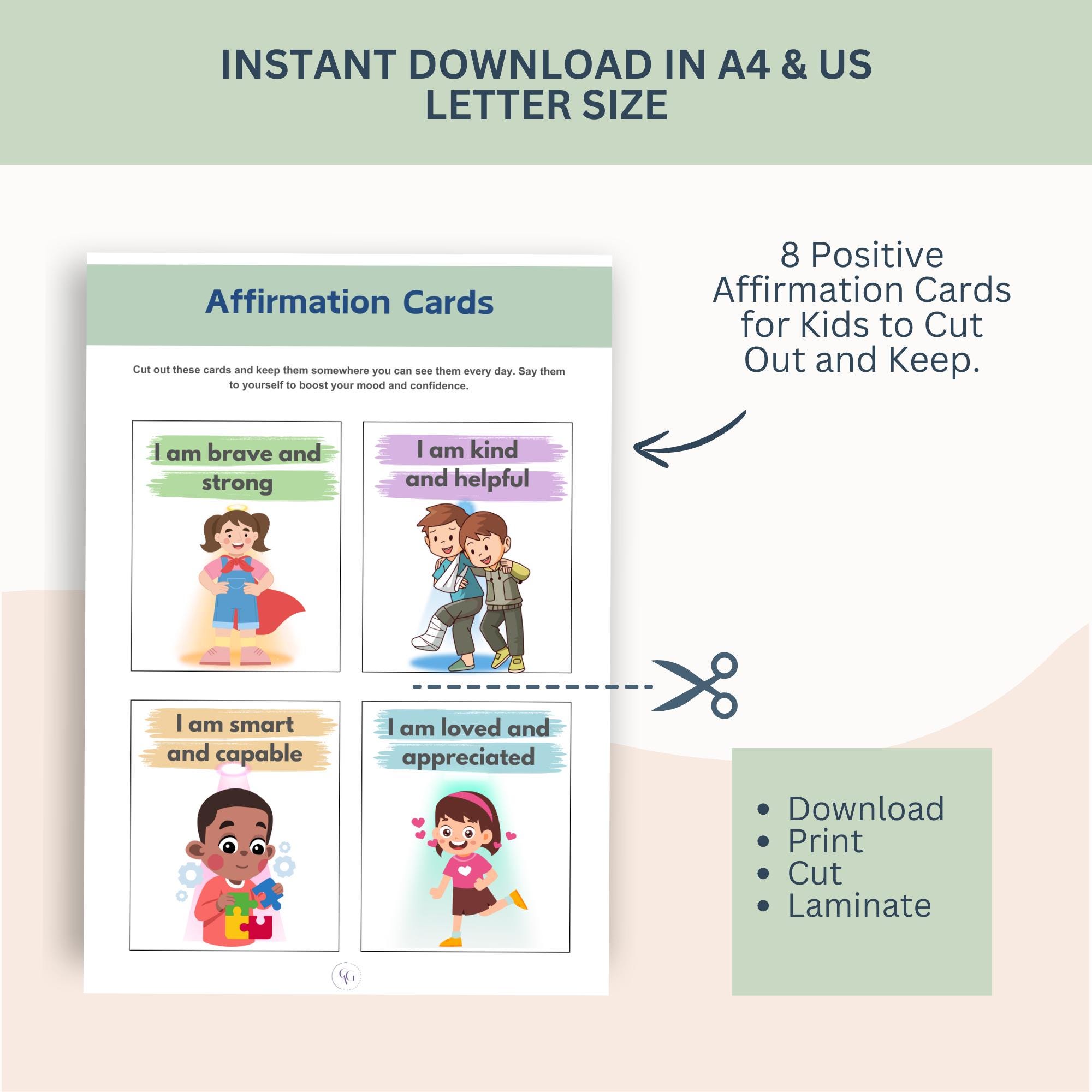 Emotional Regulation Workbook for Kids: Printable Worksheets to Help ...