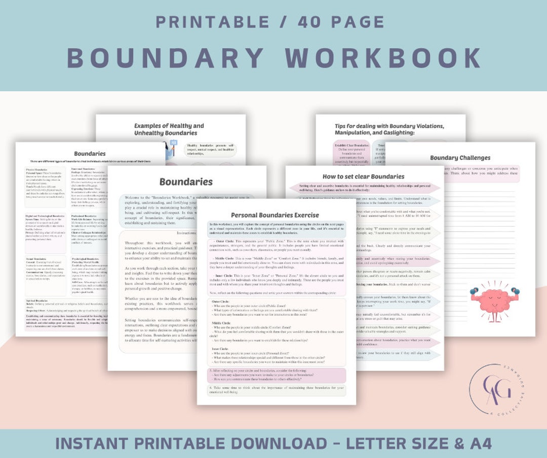 Boundary Workbook: Set Healthy Boundaries, Enhance Communication, Boost ...