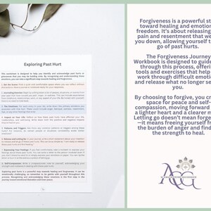 Self-forgiveness Workbook: Guided Exercises for Emotional Healing (PDF ...