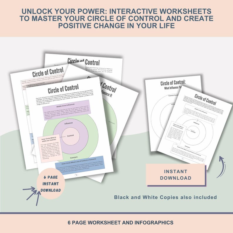 120-page Counselling Worksheets Bundle: Therapy Resources (PDF Download ...