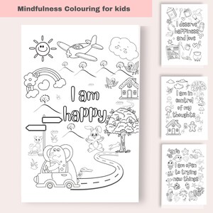 Mindfulness Colouring for Kids / Self Love Colouring / Self Esteem ...