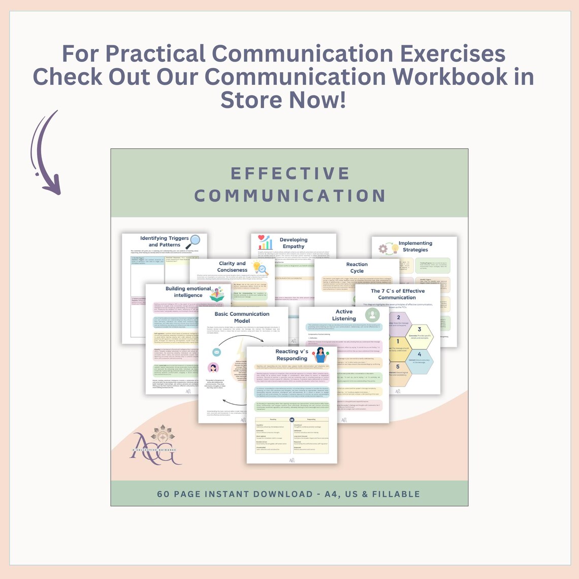 Communication Skills Worksheet: Effective Communication Cheat Sheet ...