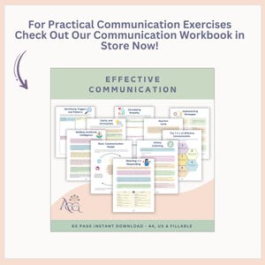 Communication Skills Worksheet: Effective Communication Cheat Sheet ...