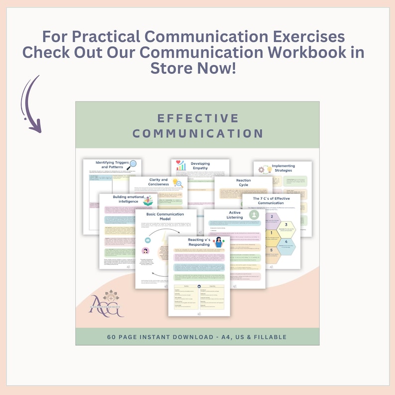 Communication Skills Worksheet: Effective Communication Cheat Sheet ...