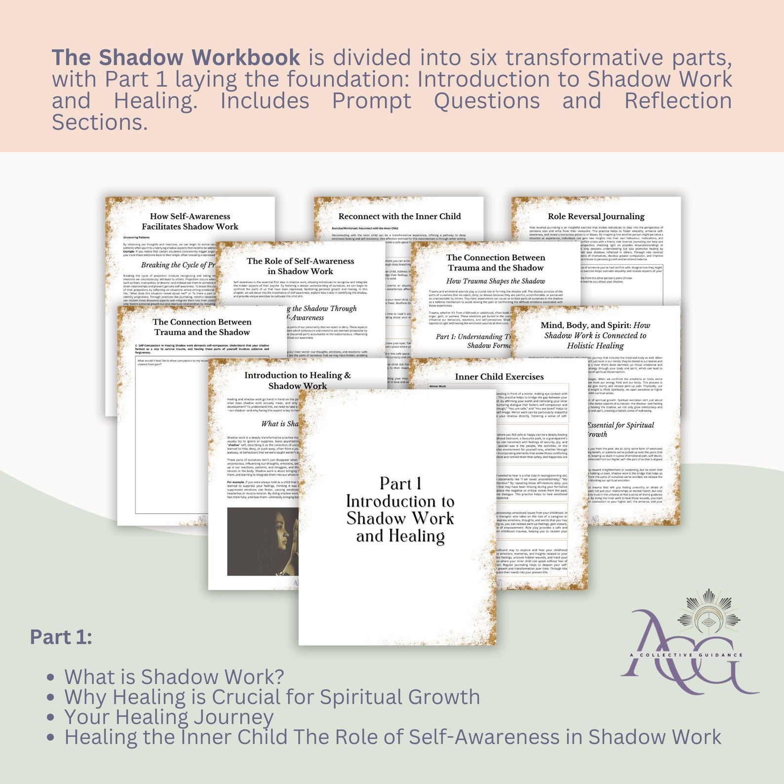 Shadow Workbook 300+ Pages and Journal for Self-discovery & Mind Body ...