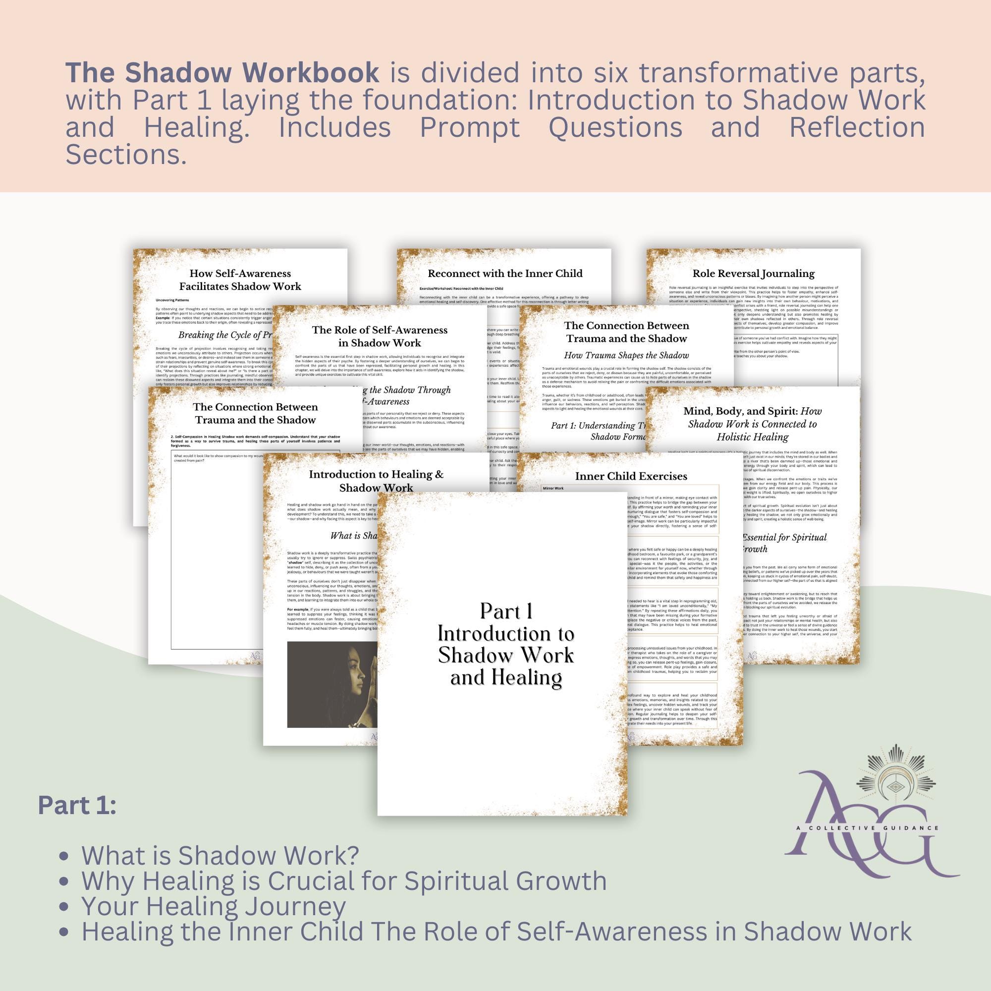 Shadow Workbook 300+ Pages and Journal for Self-discovery & Mind Body ...