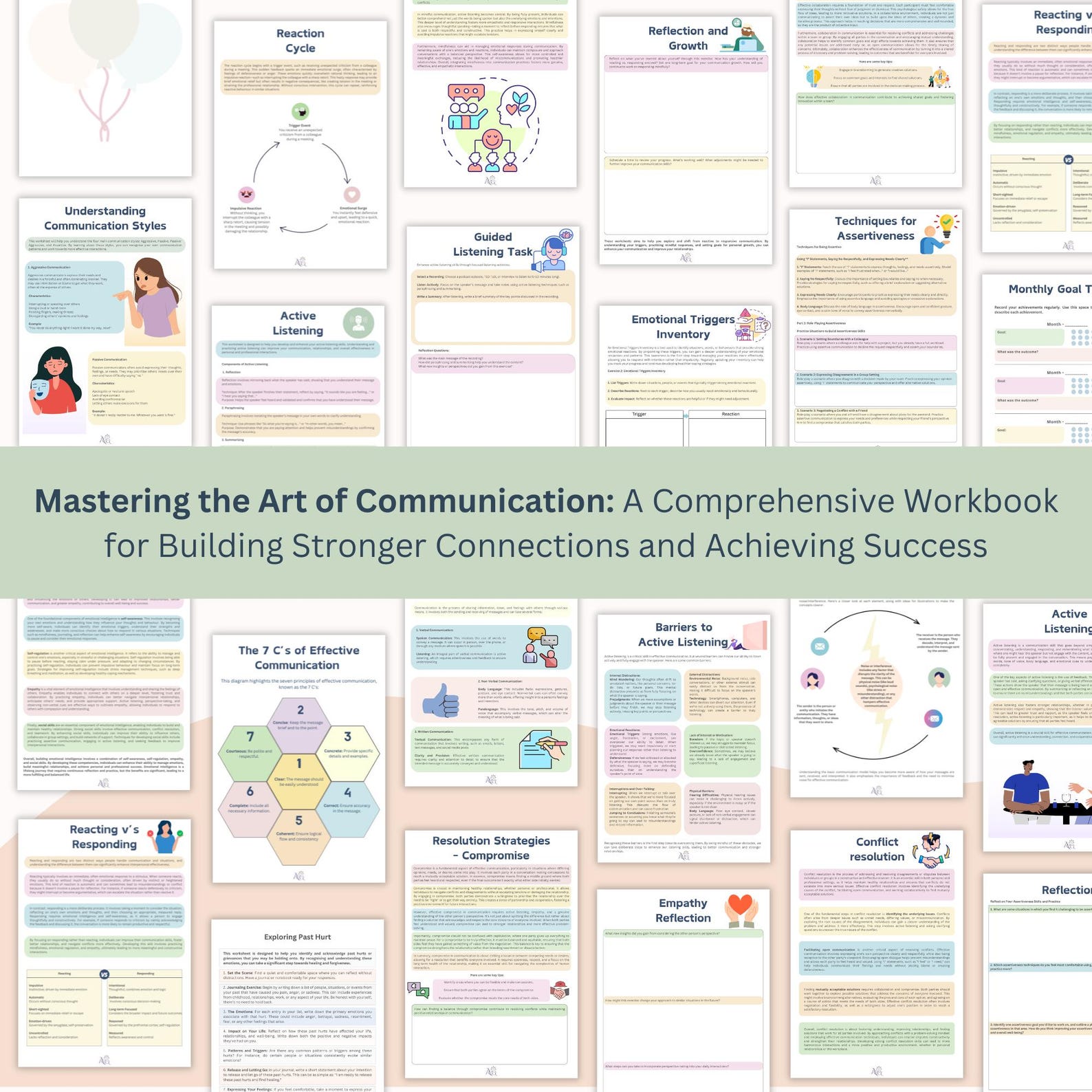 Effective Communication Workbook for Teens & Adults | Therapy ...