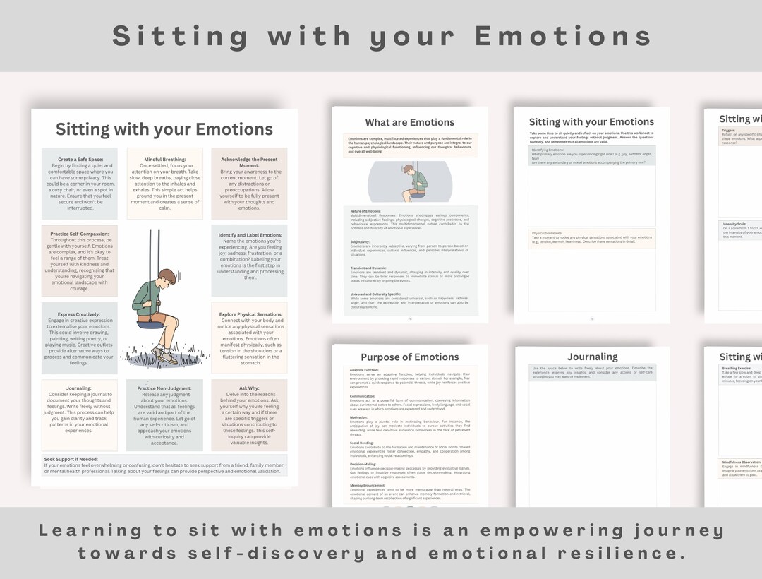 Sitting With Your Emotions / Emotional Awareness / Sitting With Your ...