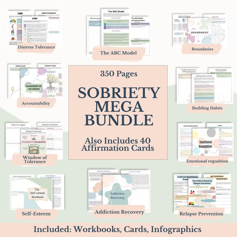 Recovery Cards - Etsy