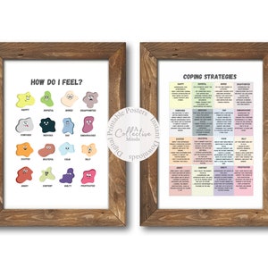 Feelings Poster / CBT / Therapy Poster / Feelings / Counselling Office ...