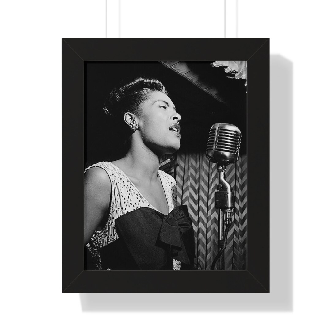 Billie Holiday Framed Poster - Etsy
