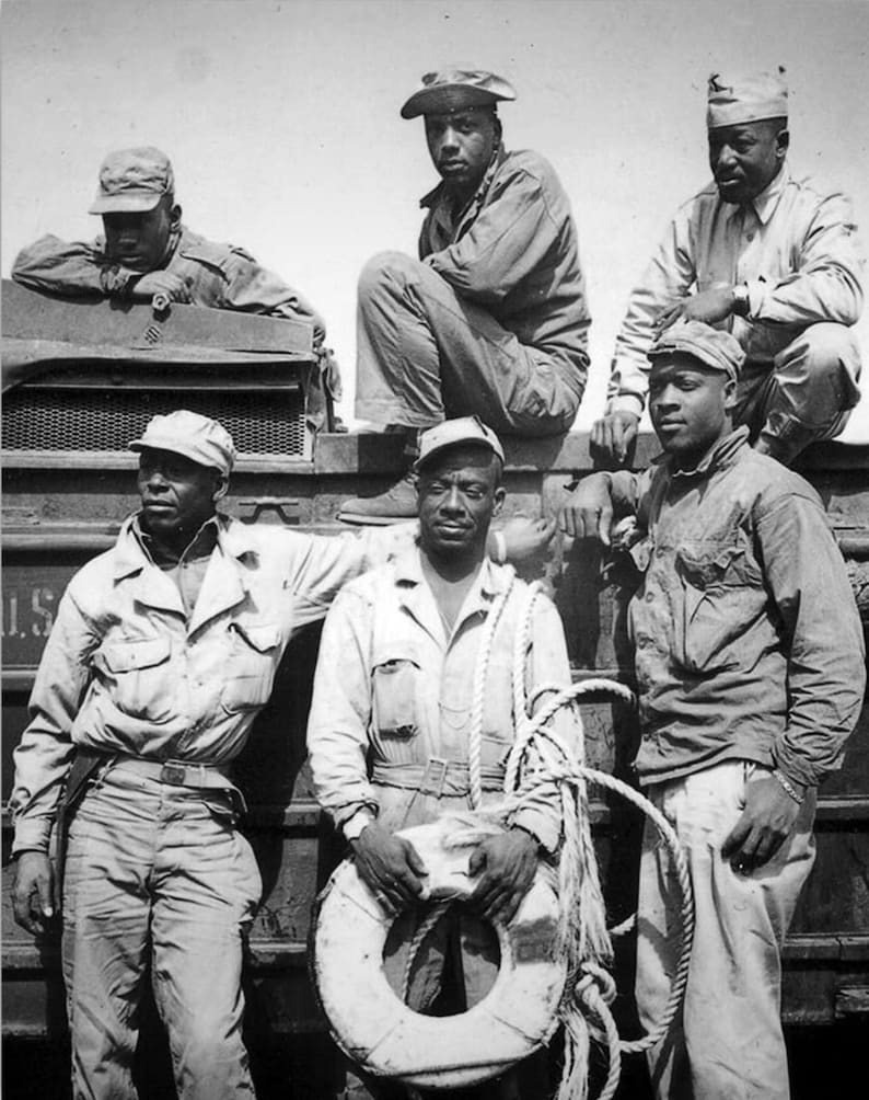 Vintage Art. African Americans in WWII (digital Download). - Etsy