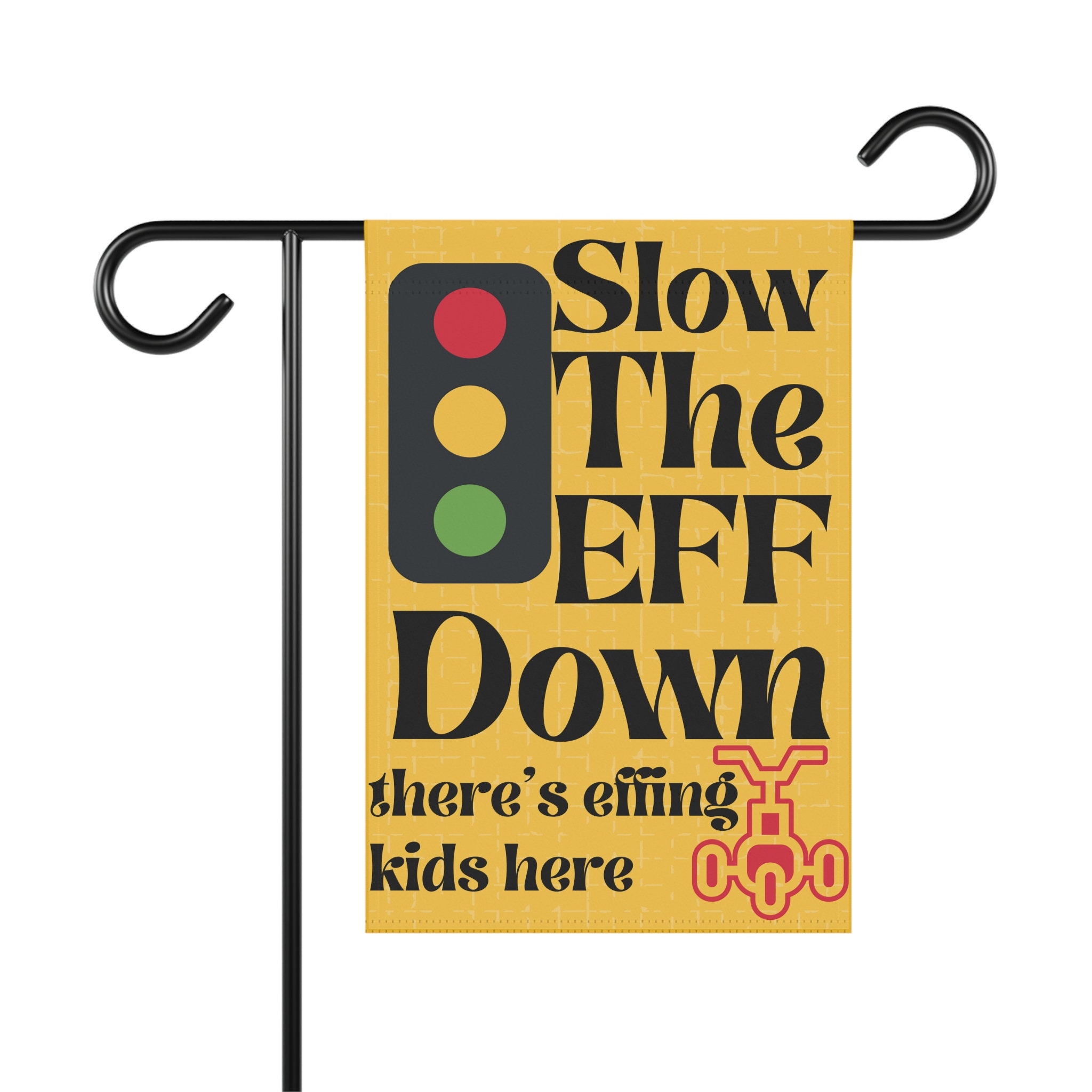 SLOW the EFF Down Yard Sign | Funny Yard Sign | Kids at Play Sign - Etsy