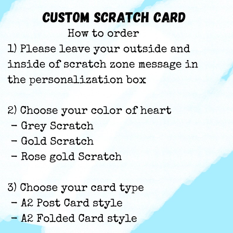 Custom Scratch Cards, Create Your Scratch, Surprise Scratch Card ...