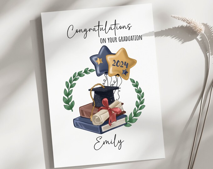 Panther Graduation Card, Graduation 2024 Custom Card Personalized, High ...