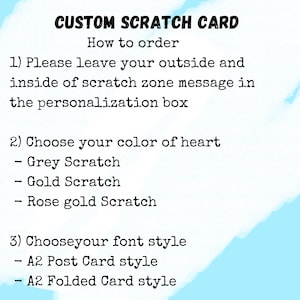 Custom Scratch Cards, Create Your Scratch, Surprise Scratch Card ...