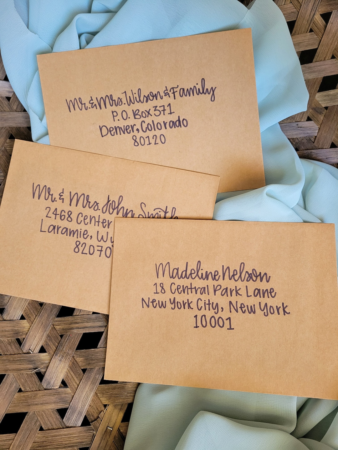 Hand-addressed Envelopes - Etsy
