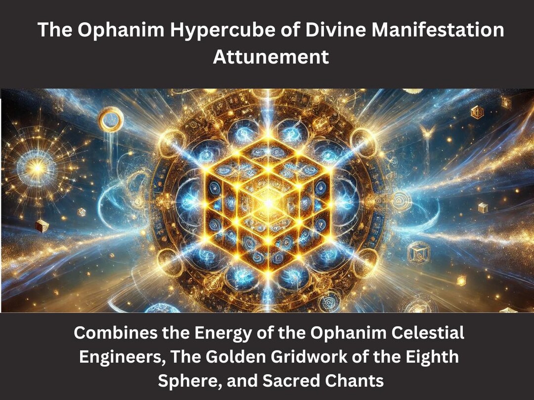 The Ophanim Hypercube of Divine Manifestation Attunement - Etsy