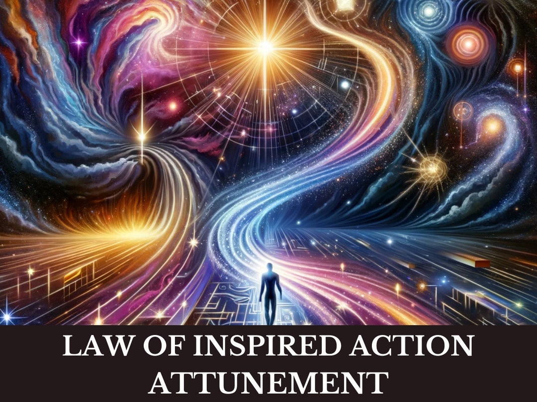 Law of Inspired Action Attunement - Etsy