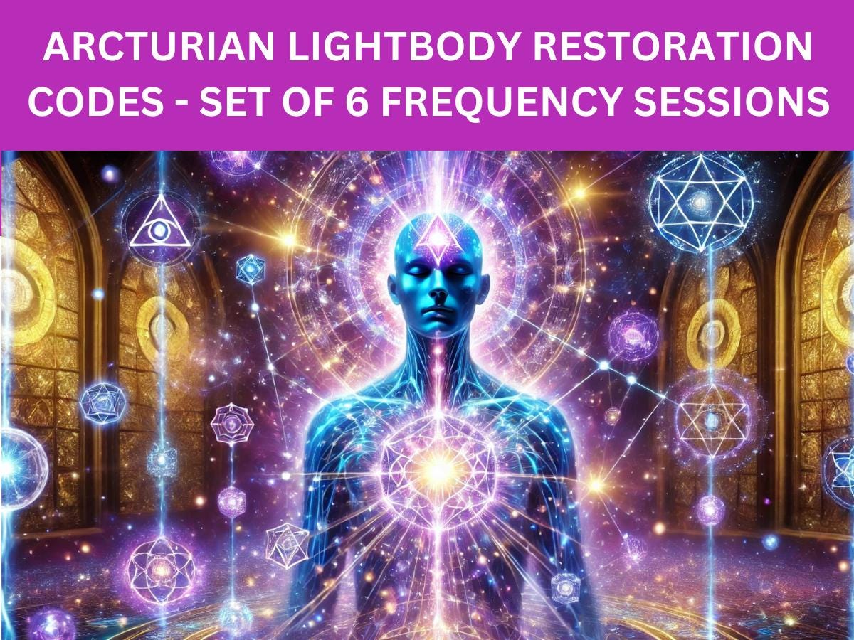 Arcturian Light Body Restoration Codes - Set of 6 Frequency Sessions - Etsy