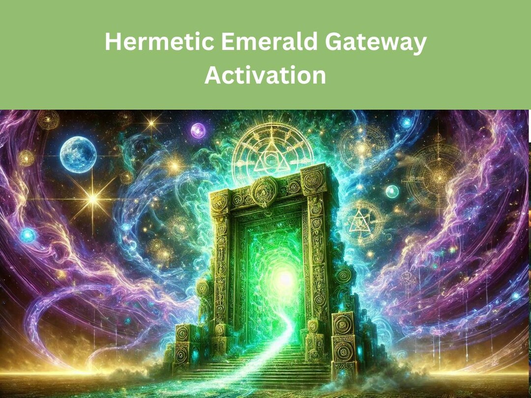 Hermetic Emerald Gateway Activation - Etsy