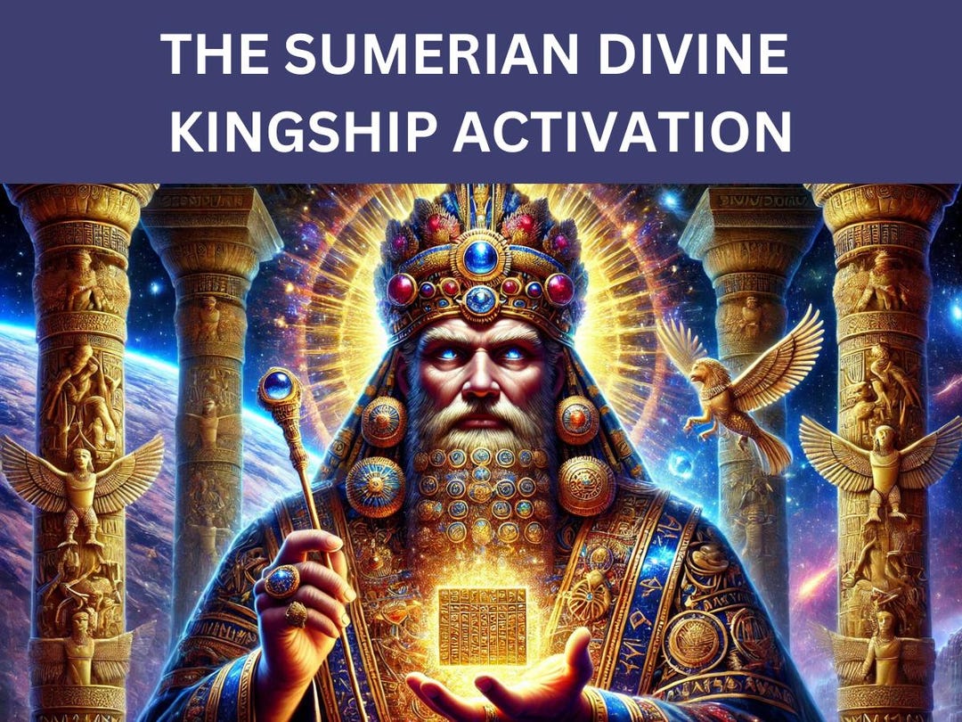 The Sumerian Divine Kingship Activation - Etsy