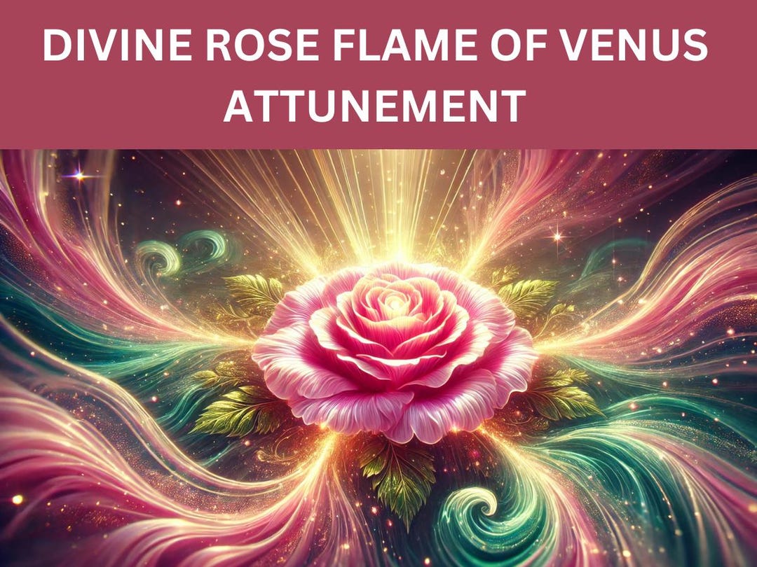 Divine Rose Flame of Venus Attunement - Etsy