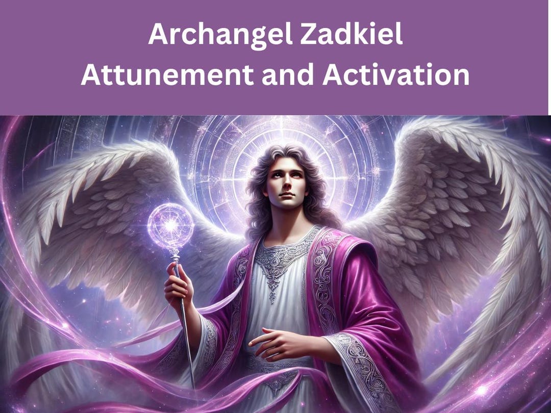 Archangel Zadkiel Attunement and Activation - Etsy