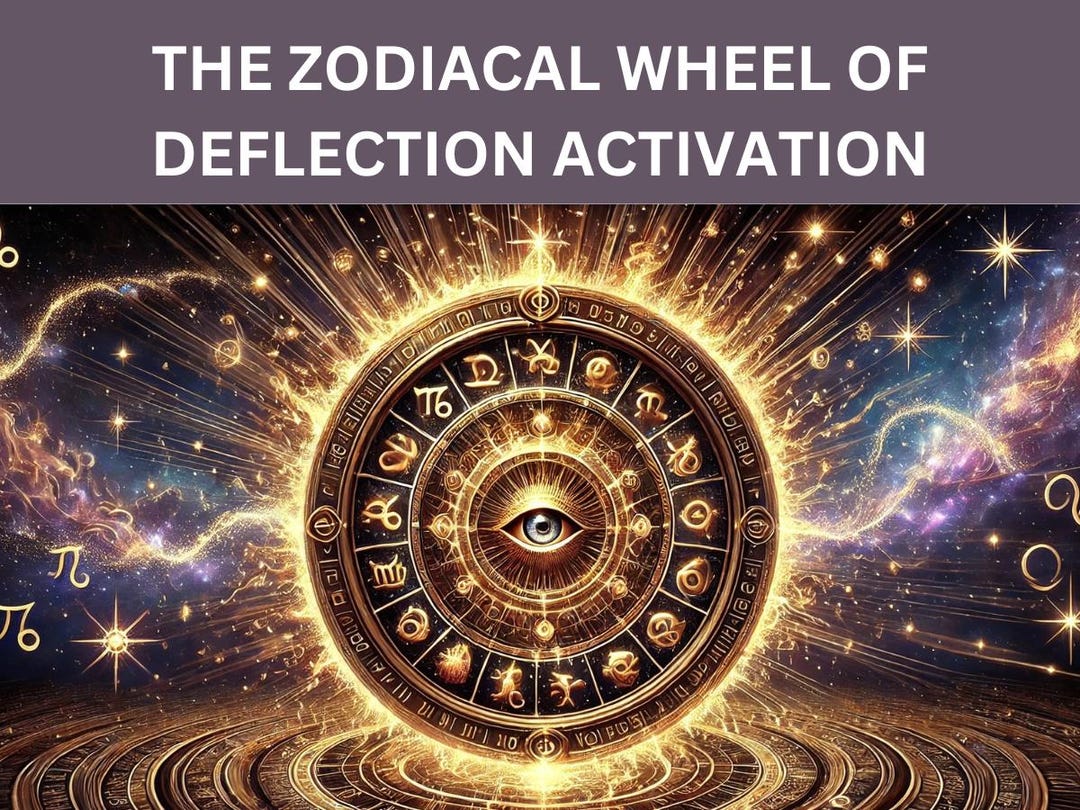 The Zodiacal Wheel of Deflection Activation - Etsy