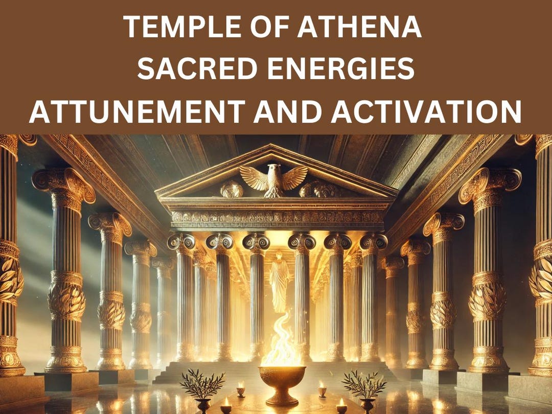 Temple of Athena Energy Attunement and Activation - Etsy