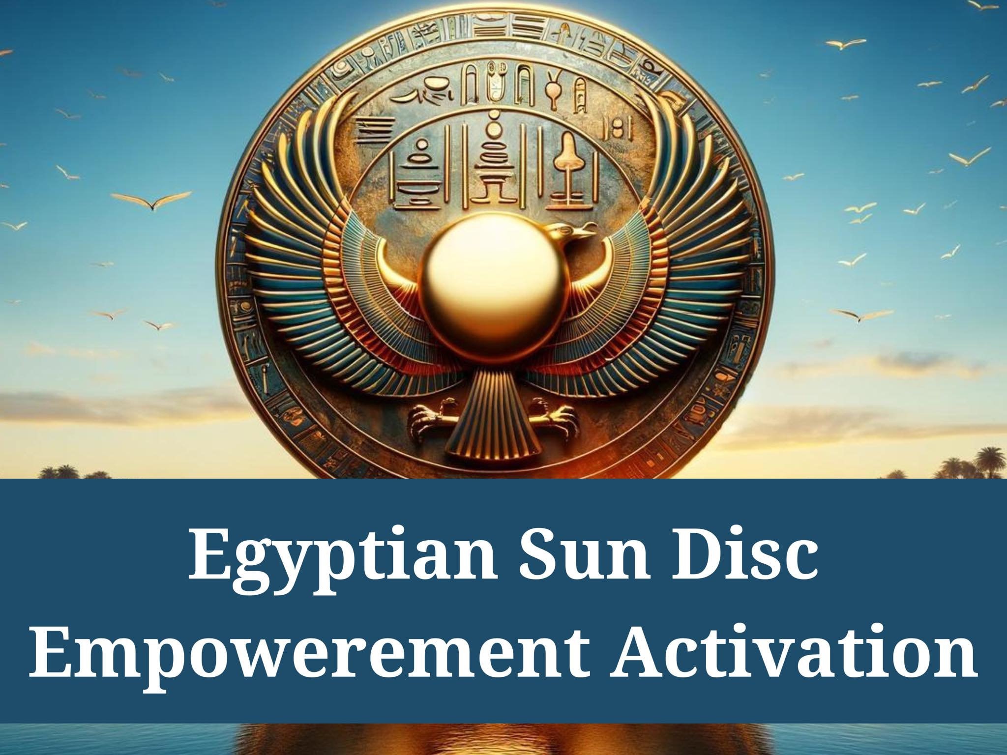 Egyptian Sun Disc Empowerment Activation - Etsy