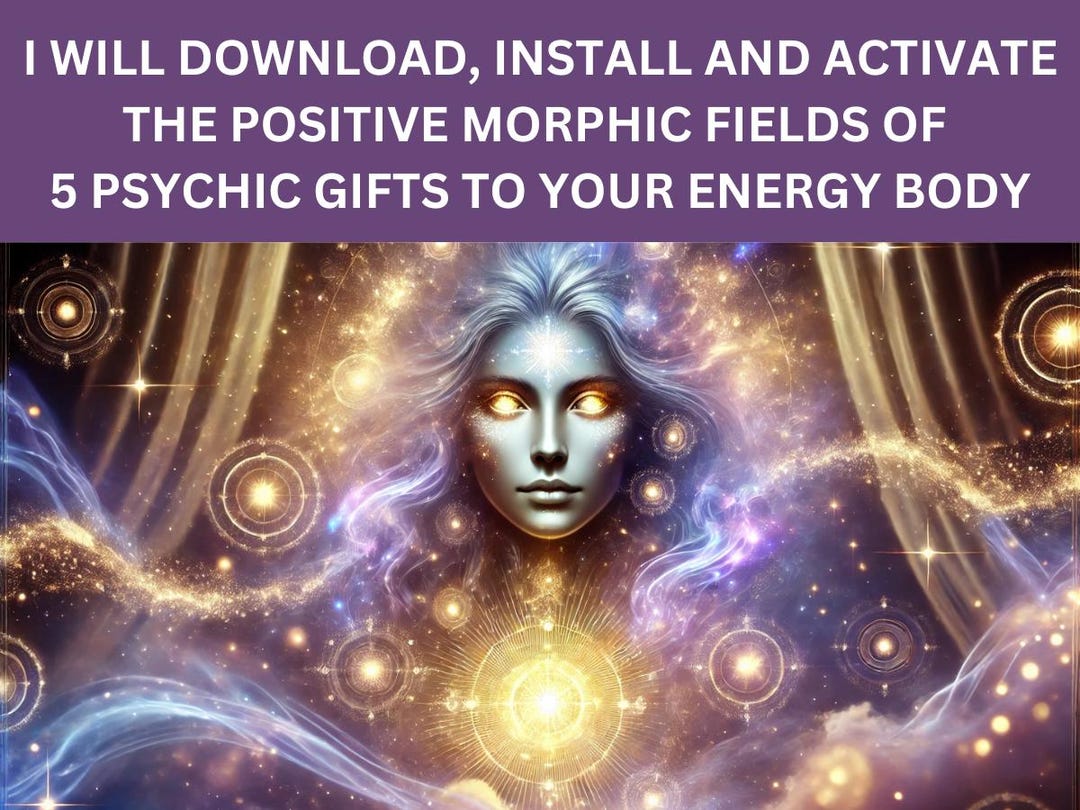 Energetic Alignment With the Positive Morphic Fields of 5 Psychic Gifts - Etsy