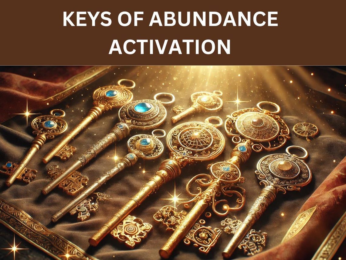 Keys of Abundance Activation - Etsy