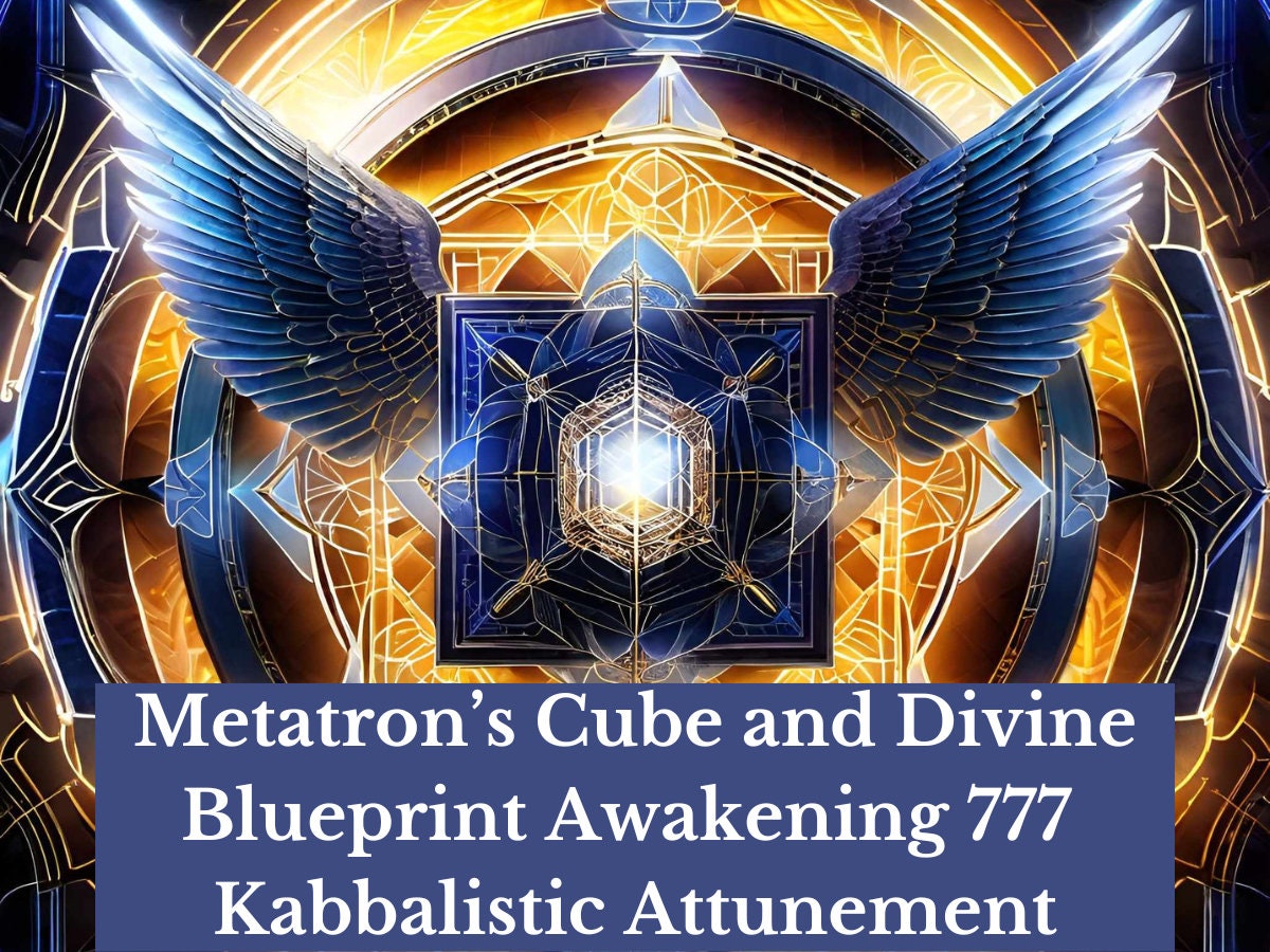 Metatron's Cube and Divine Blueprint Awakening 777 - Etsy